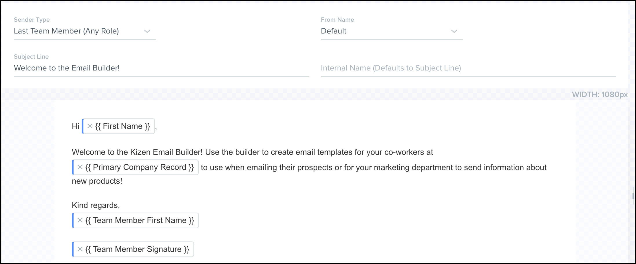 Personalize Your Emails with Merge Fields – Kizen